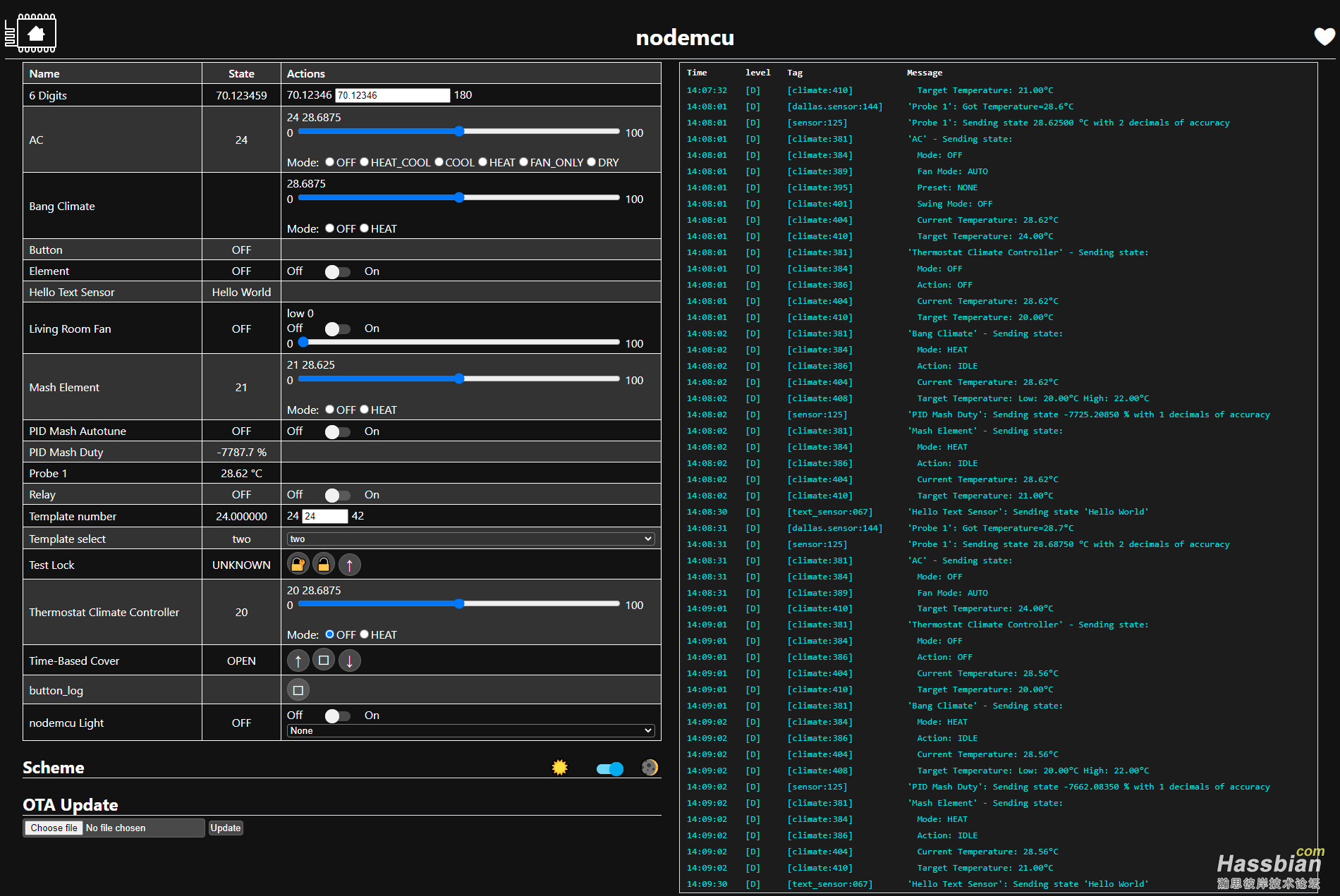 esphome_v2022.3.0 webserver界面大变动 - 『HomeAssistant』综合讨论区 - 『瀚思彼岸』» 智能家居技术论坛 - Powered by Discuz!